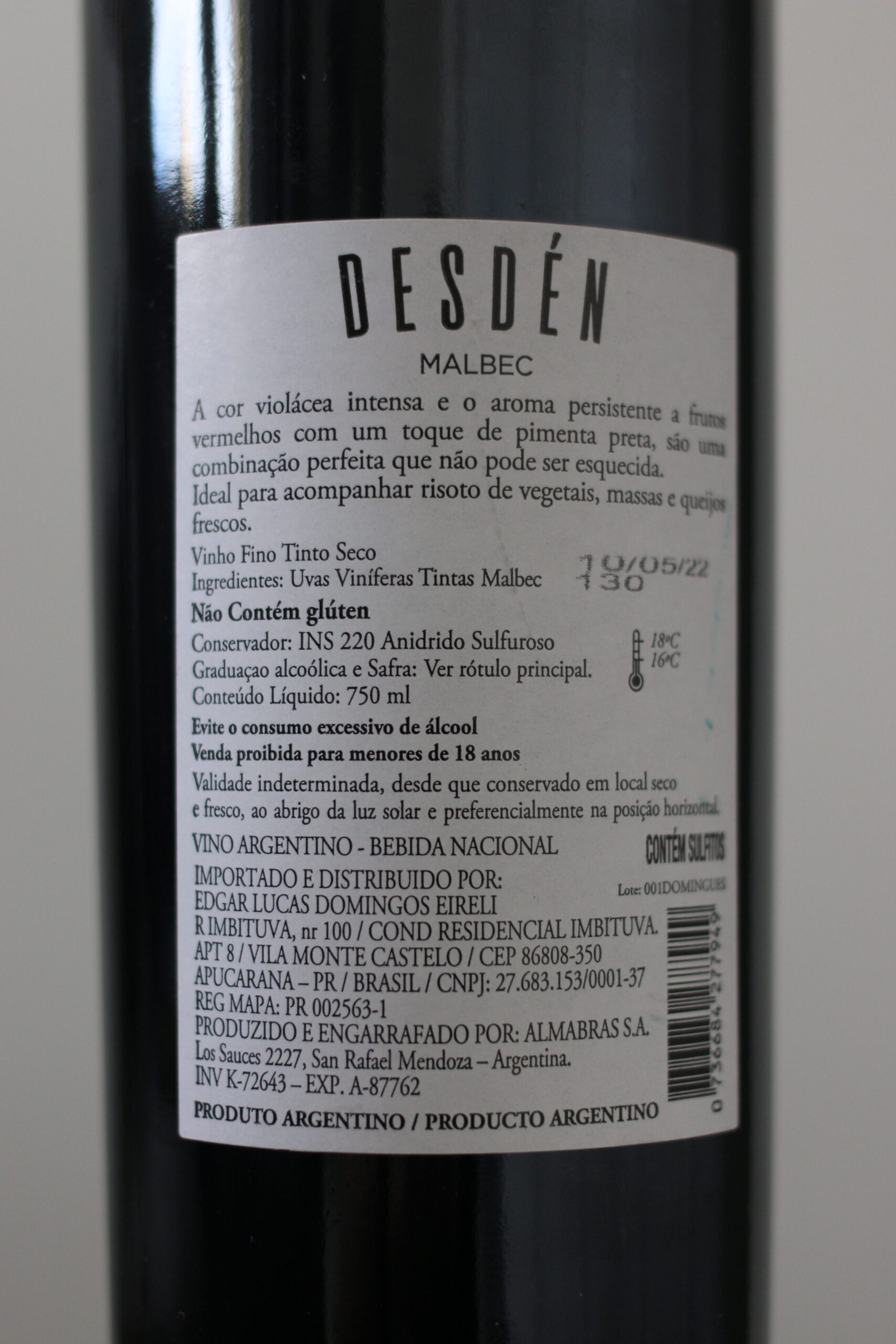Vinho Tinto Malbec Desdén: Compre Online